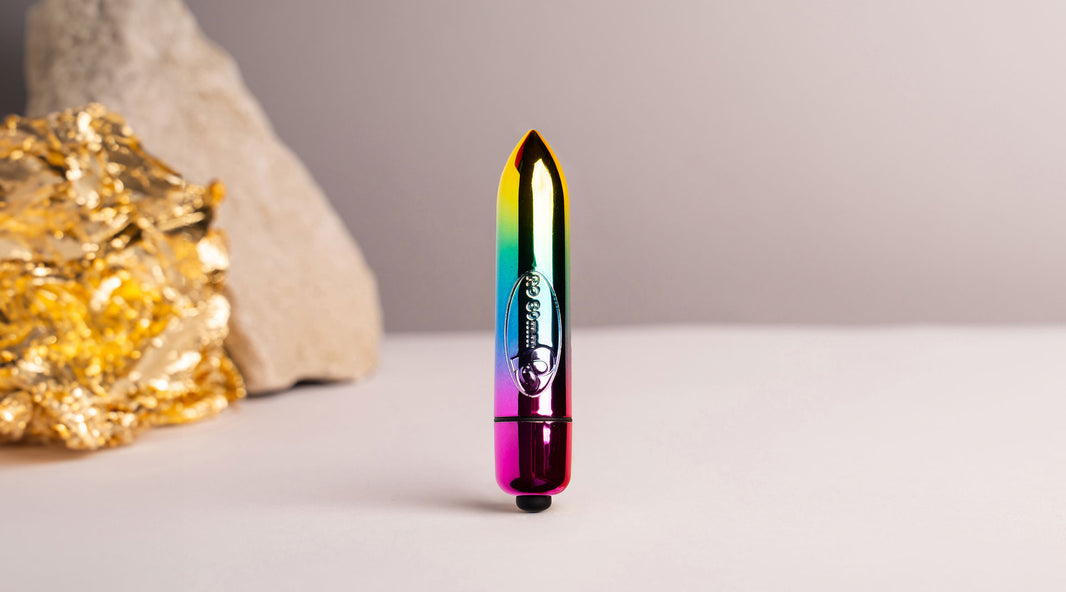 Rocks Off RO-80 - Small Rainbow Bullet Vibrator